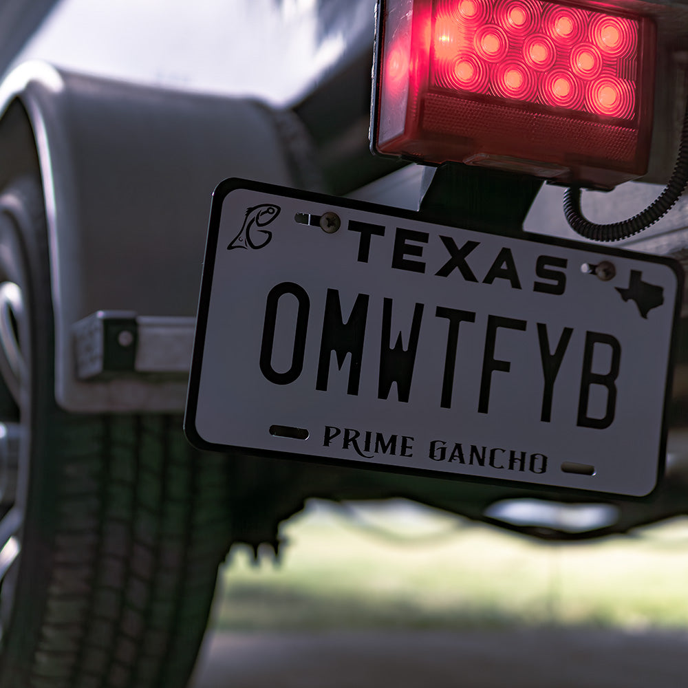 OMWTFYB License Plate – Prime Gancho
